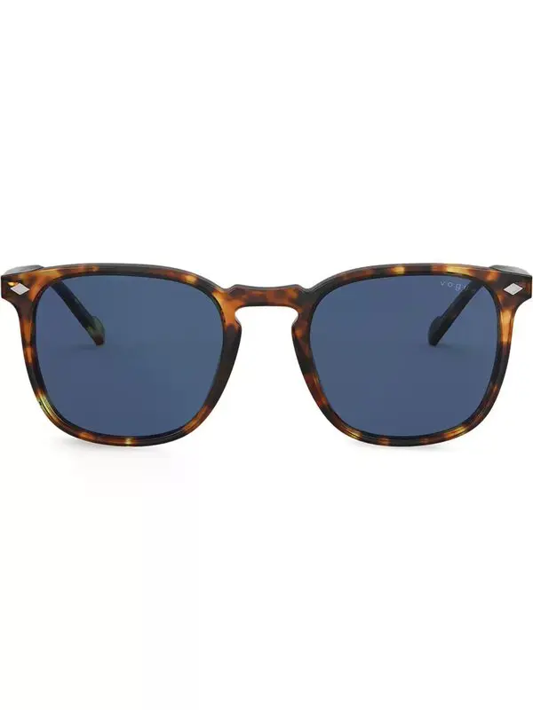 VOGUE EYEWEAR Square Frame Tortoiseshell Sunglasses - Brown