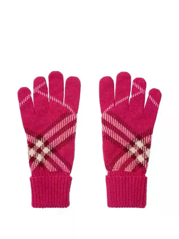 Burberry Checked Gloves
