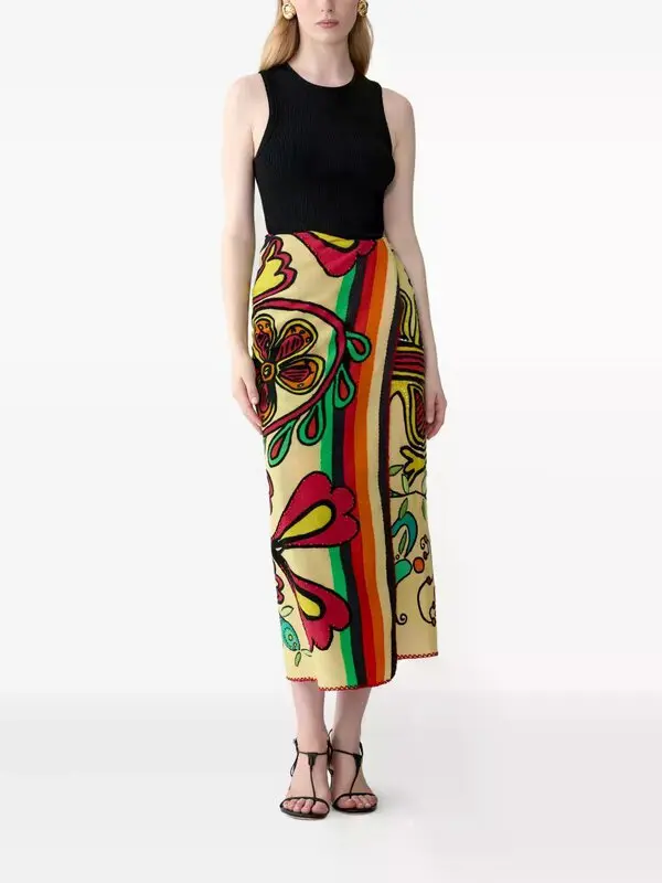 Carolina Herrera X Rianna + Nina Printed Scarf - Neutrals