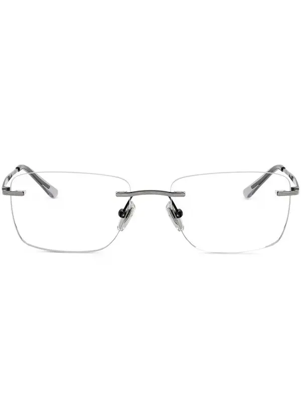 VOGUE EYEWEAR Geometric-frame Glasses - Silver