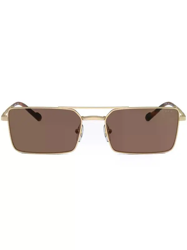 VOGUE EYEWEAR Rectangle-frame Sunglasses - Gold