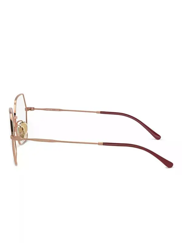 VOGUE EYEWEAR Geometric-frame Glasses - Brown
