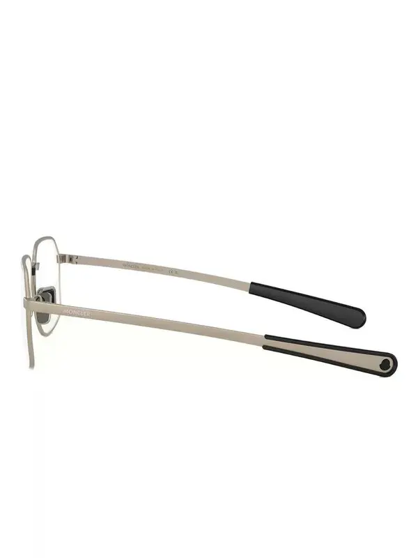 Moncler Metal Square Frame Eyeglasses
