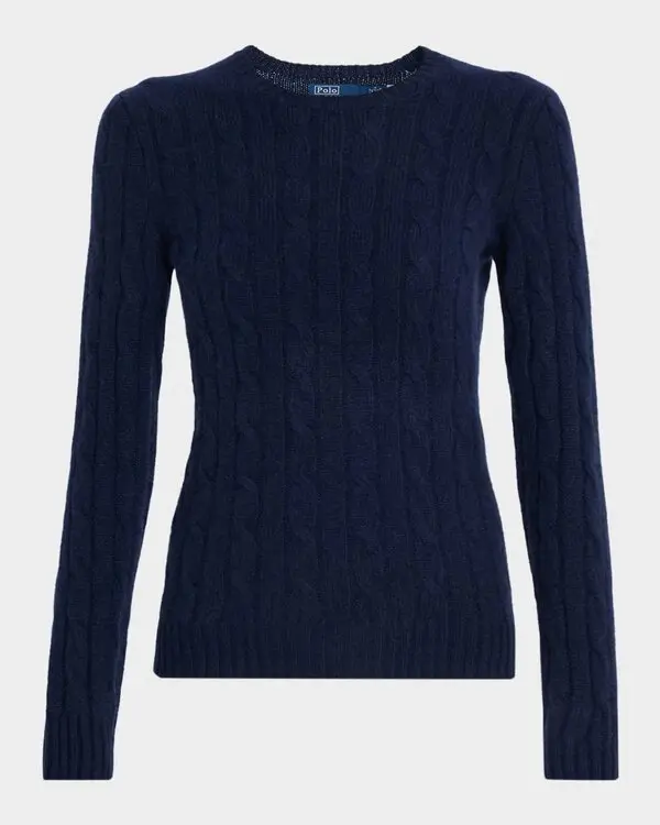 Polo Ralph Lauren Crewneck Cable-knit Cashmere Sweater