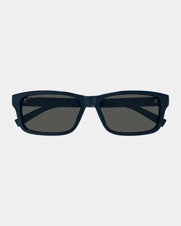 Gucci Rectangular Sunglasses - Blue