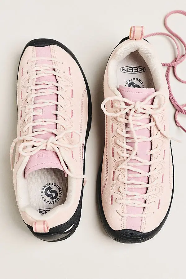 Keen Jasper Suede Sneakers - Cameo Rose