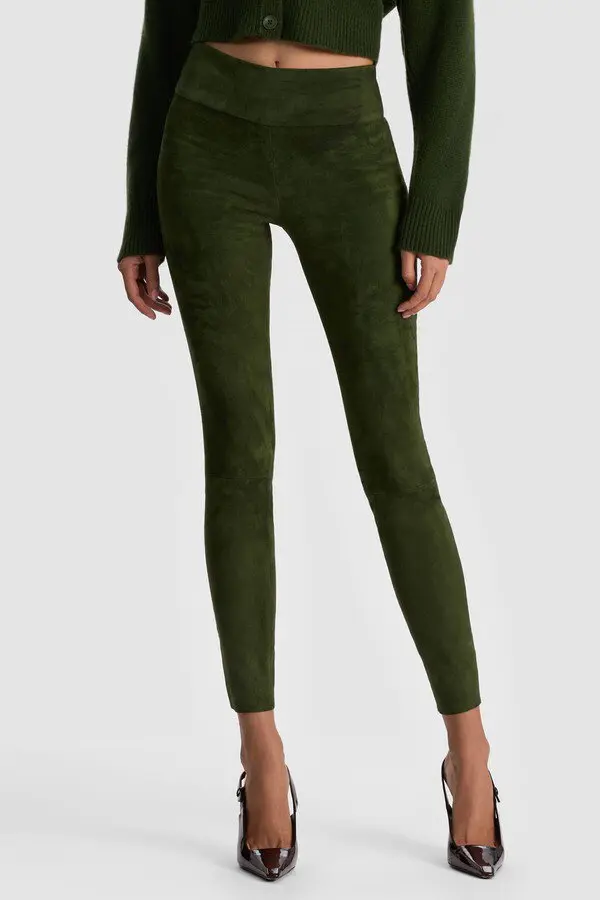Alice + Olivia Olivia Suede Legging