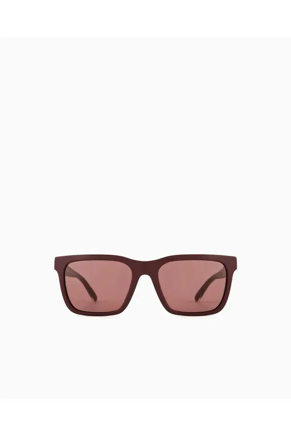 Emporio Armani Square Bio-acetate Sunglasses - Natural