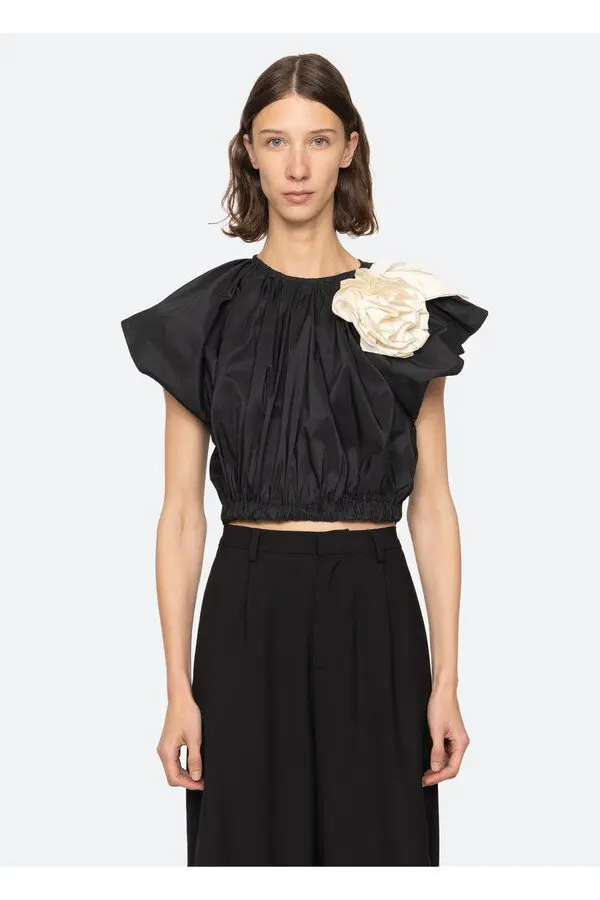 Sea Laurie Flutter Sleeve Top