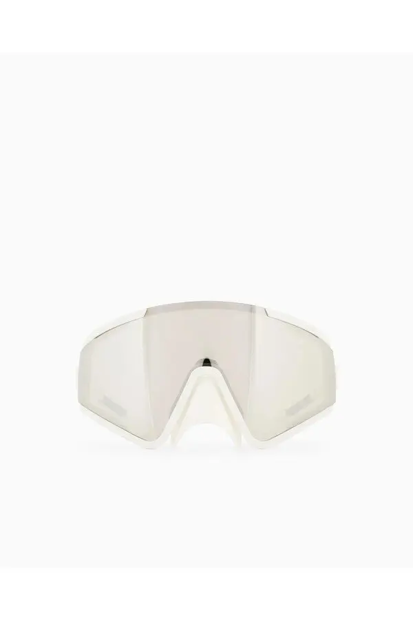 EA7 Asymmetrical Sports Sunglasses - White
