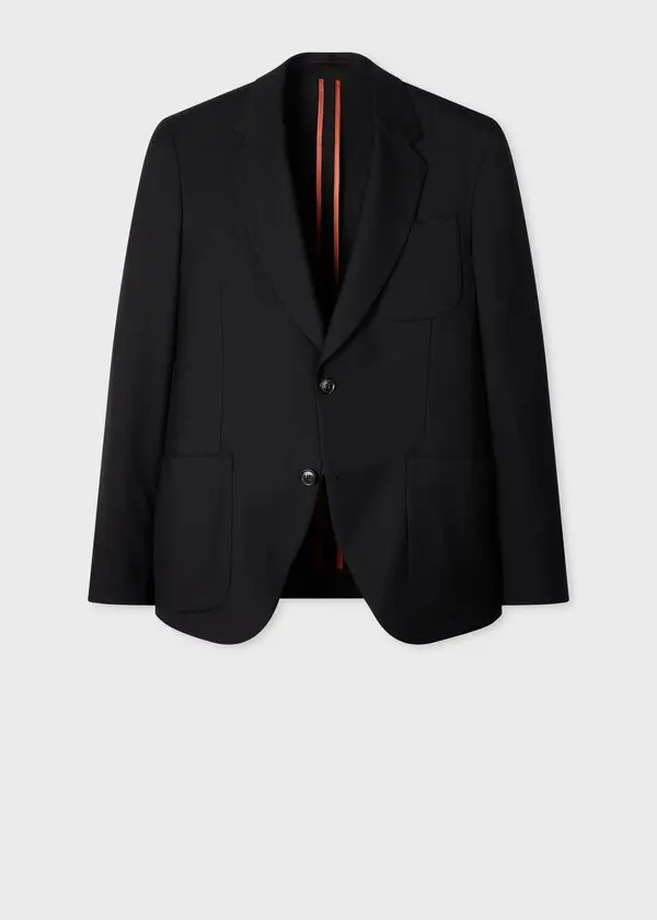 Paul Smith A Suit To Travel In Wool Patch-pocket Blazer