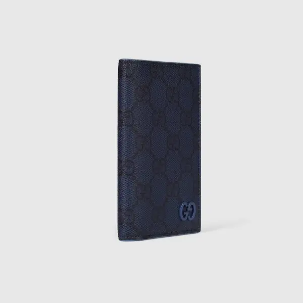 Gucci Dusty Interior Gg Long Card Case Gg Canvas