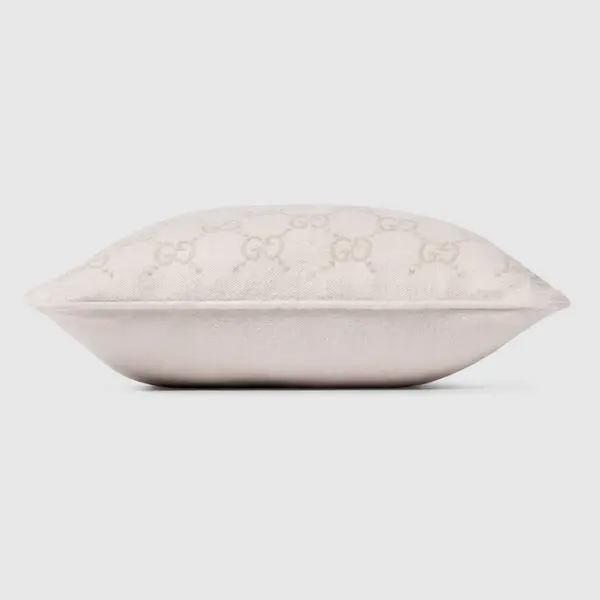 Gucci Gg Wool Cashmere Jacquard Cushion