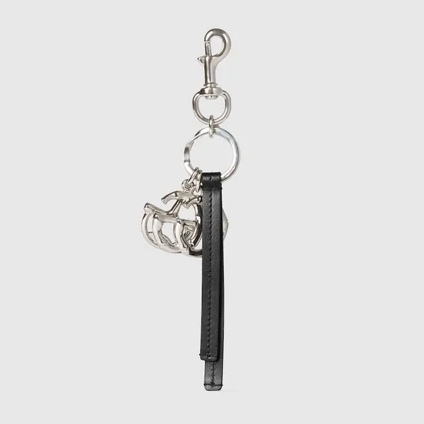 Gucci Half Horsebit Keychain - Silver