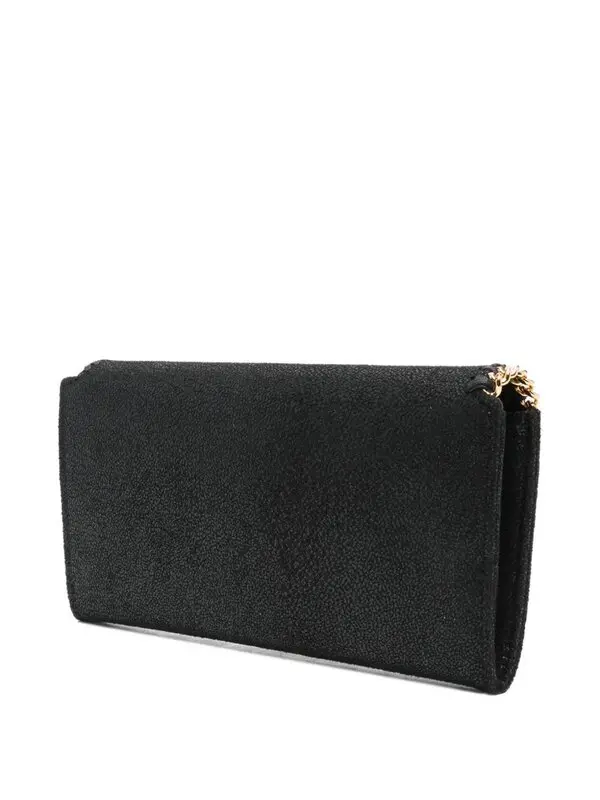 Stella McCartney Falabella Continental Wallet - Black