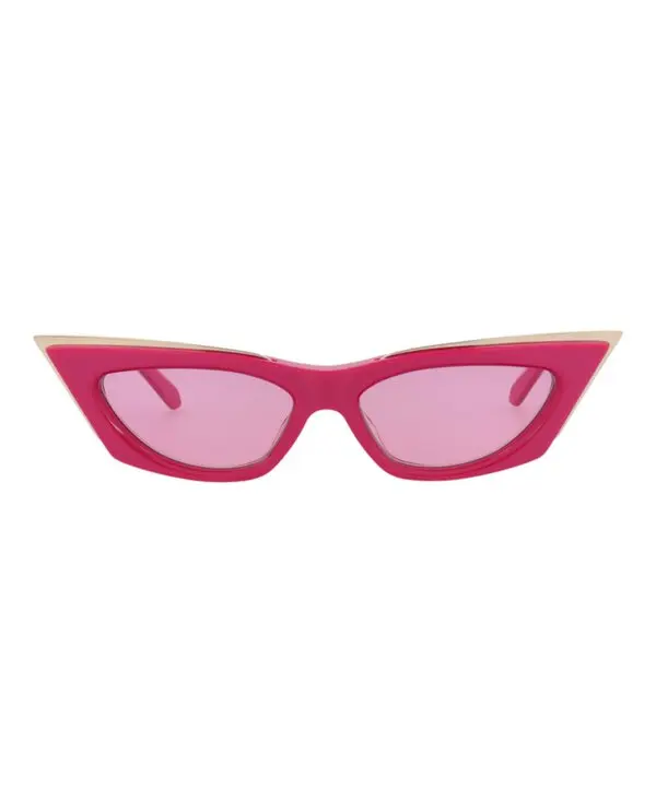 Valentino Garavani Cat-eye Acetate And Titanium Sunglasses - Pink Pink Pink (vls/113c/55)