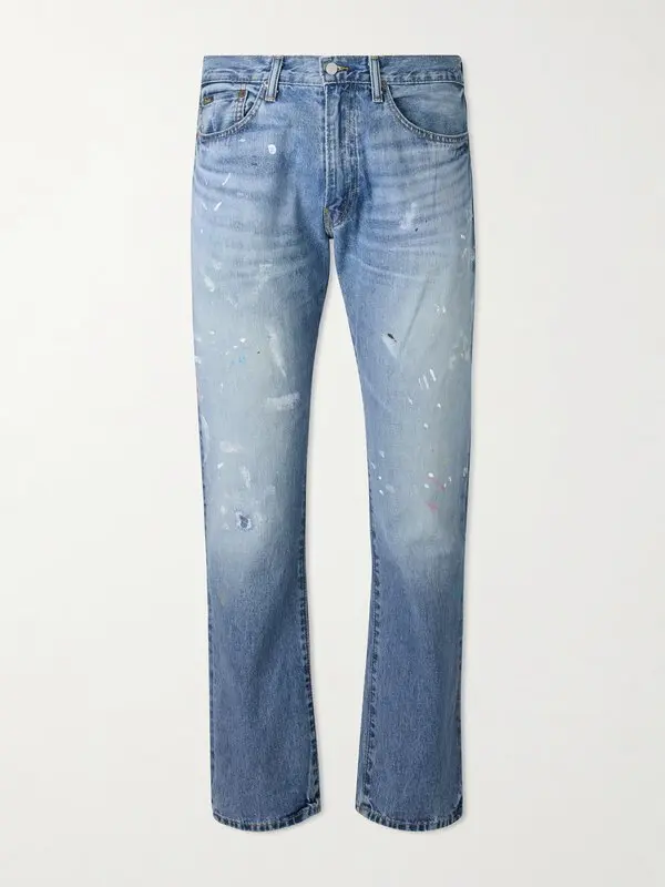 Polo Ralph Lauren Hampton Straight-leg Jeans - Blue