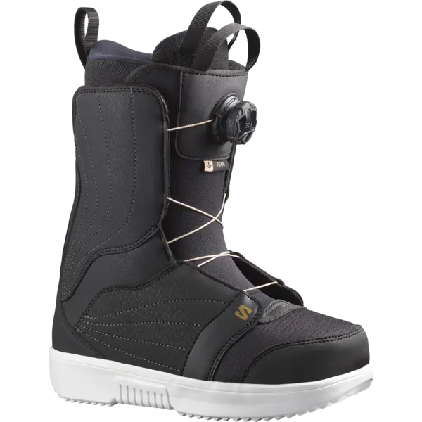SALOMON Pearl Boa Boots - Black / White