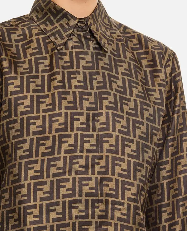 Fendi Ff Print Shirt