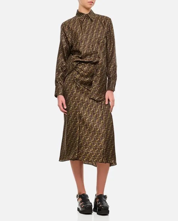 Fendi Ff Print Shirt