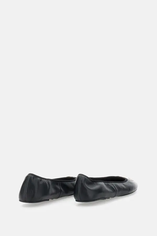 Tory Burch Reva Travel Ballet Flats - Black