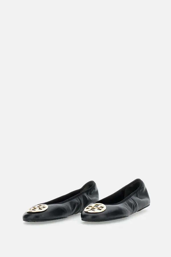 Tory Burch Reva Travel Ballet Flats - Nero