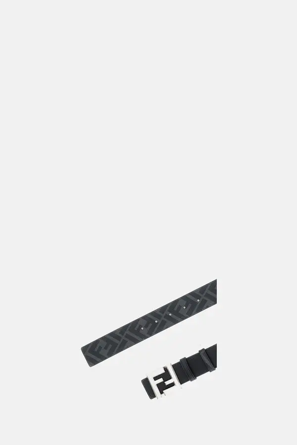 Fendi Ff Buckle Leather Belt