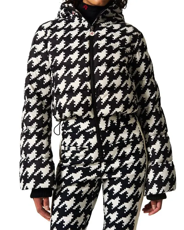 Perfect Moment Polar Flare Ski Suit - Bw Houndstooth