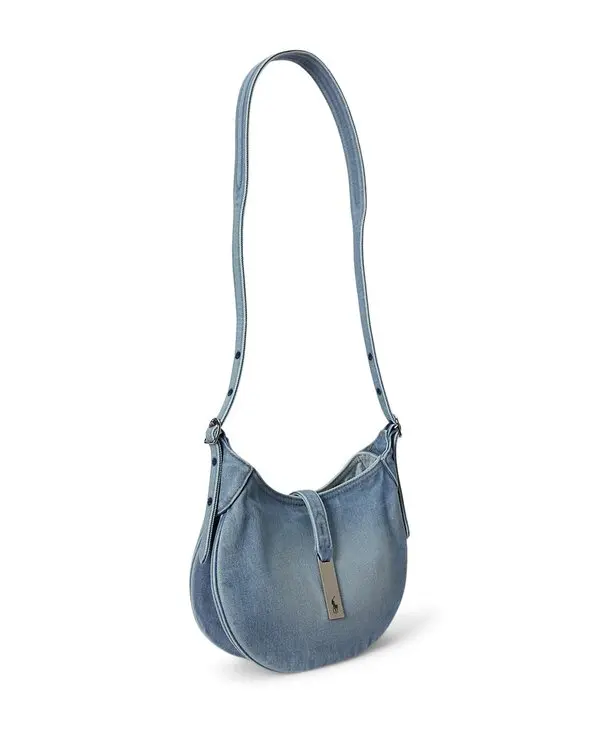 Polo Ralph Lauren Polo Id Small Denim Shoulder Bag