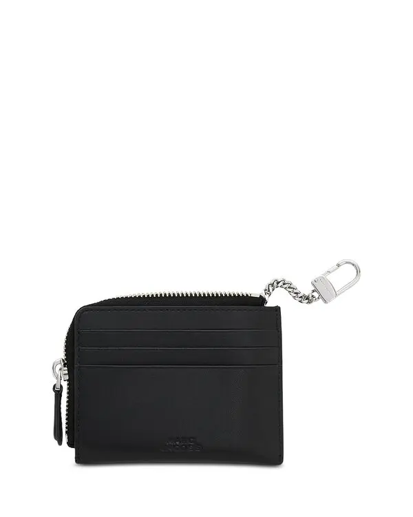 Marc Jacobs The Everyday Leather Top Zip Wallet - Black