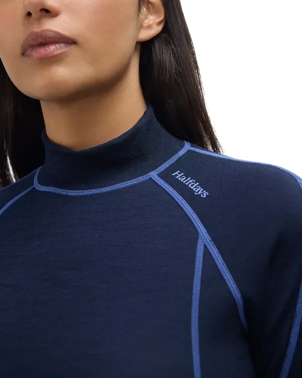 HALFDAYS Fay Base Layer Sweater - Navy