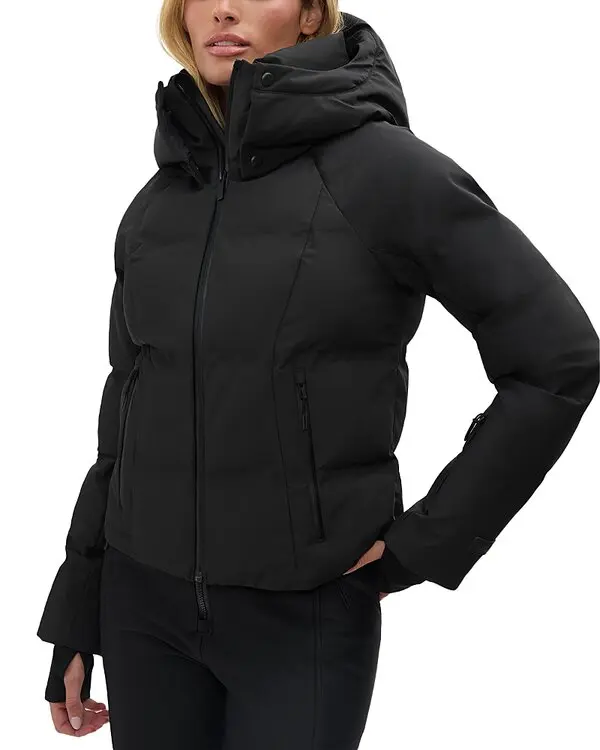 HALFDAYS Georgie Puffer Coat - Black