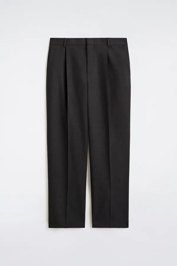 Cos Pleated Wool Trousers
