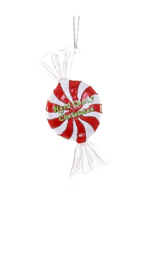 CODY FOSTER & CO Hard Candy Christmas Ornament In Red,white - N,a