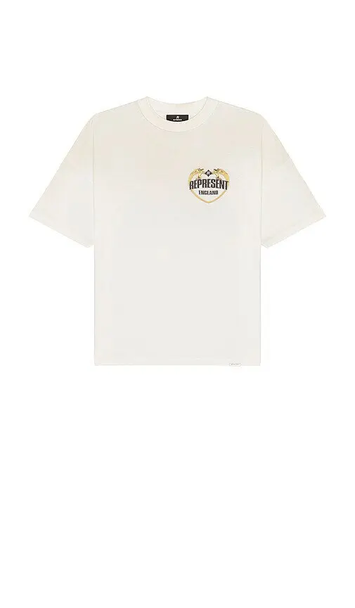 REPRESENT Angel Border Tee In White