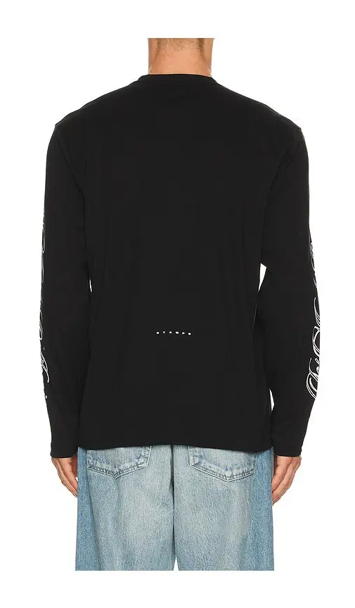 STAMPD La Cursive Long Sleeve Relaxed Tee
