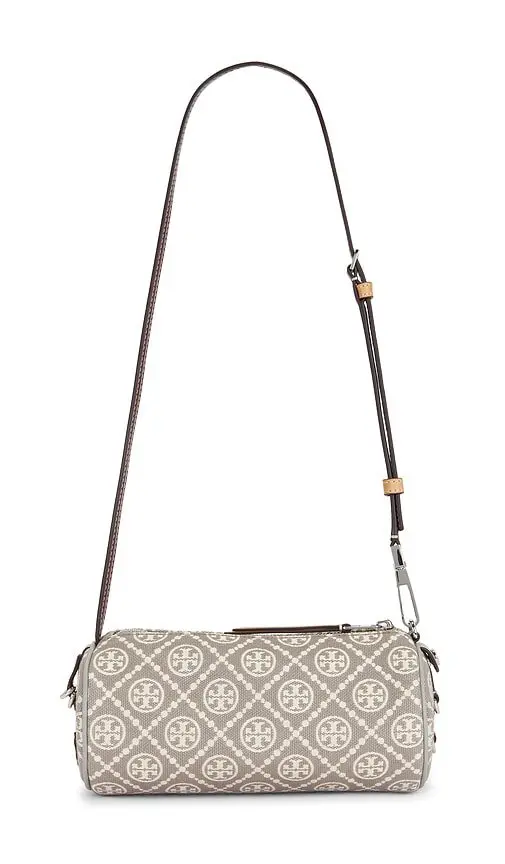 Tory Burch T Monogram Utility Cylinder Bag