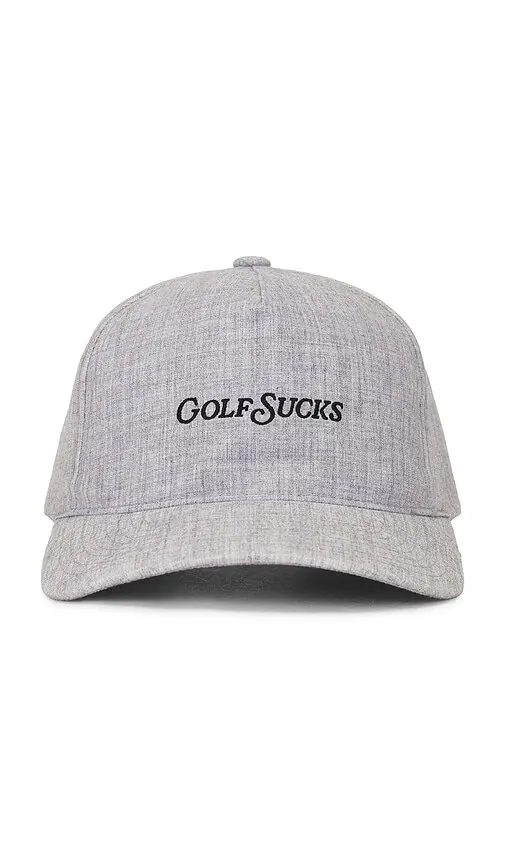 Travis Mathew Golf Sucks Cap - Heather Grey