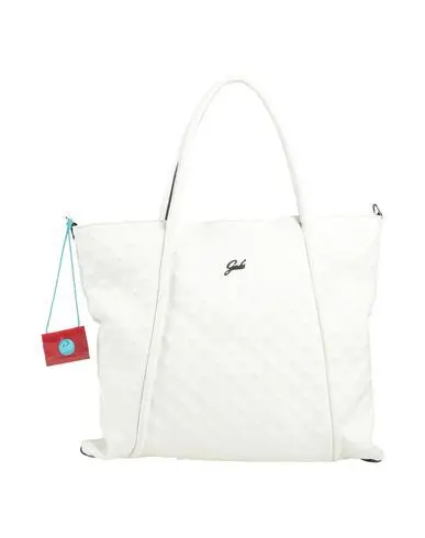 GABS Lydia Tg L Leather Handbag - White
