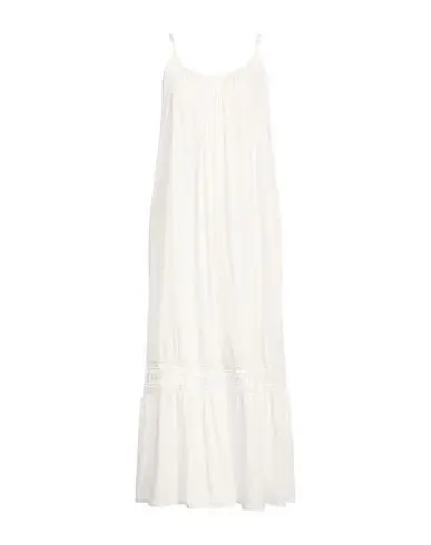 BSB Crochet-knit Maxi Slip Dress - Off White
