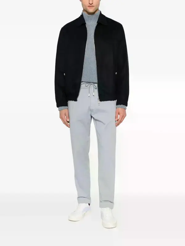 Eleventy Pleat-detail Drawstring Trousers