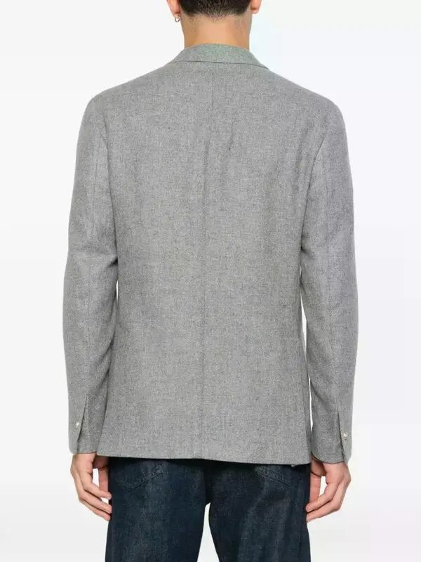 Eleventy Single-breasted Blazer - Grey