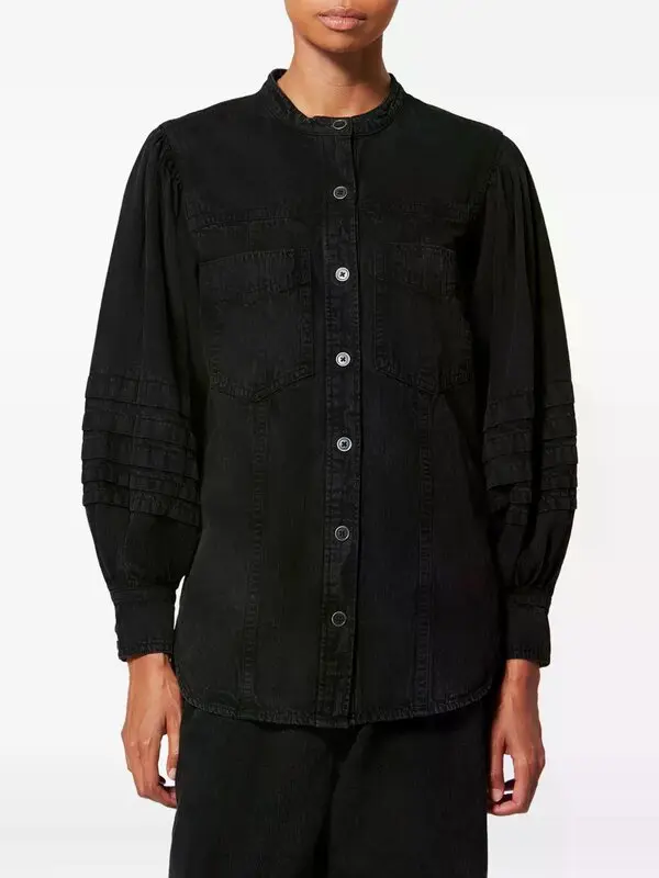 MARANT ETOILE Milleda Patch-pocket Shirt - Black