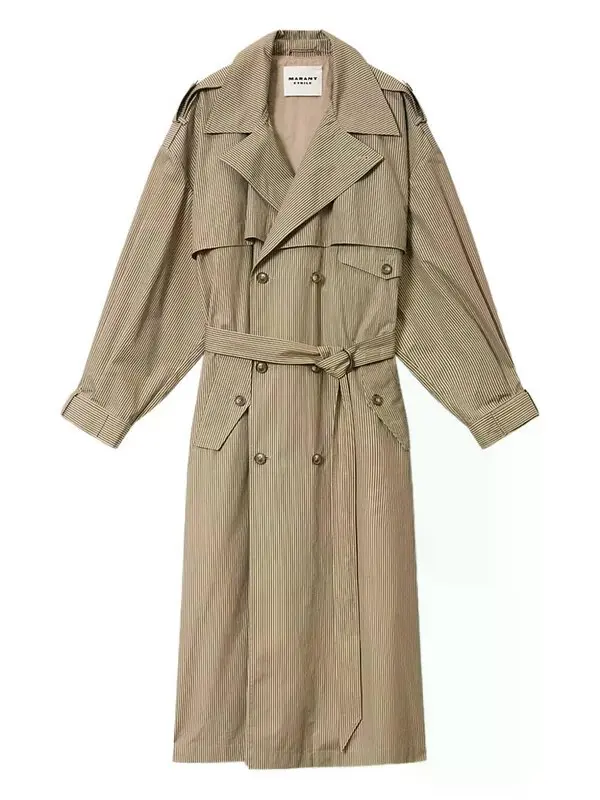 MARANT ETOILE Chilma Striped Coat
