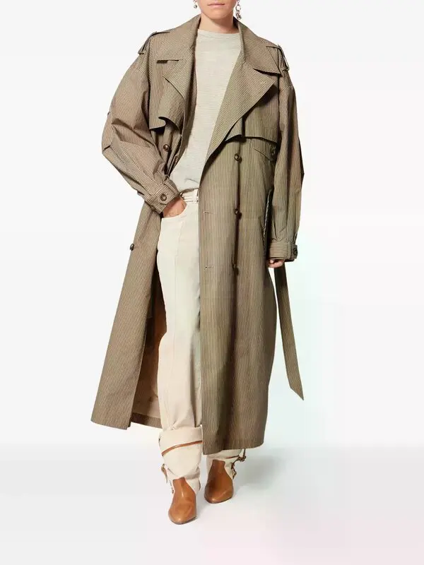 MARANT ETOILE Chilma Striped Coat