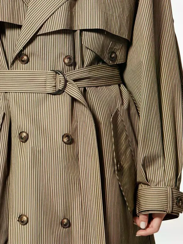 MARANT ETOILE Chilma Striped Coat