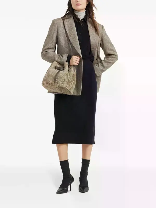 Brunello Cucinelli Cashmere Midi Skirt
