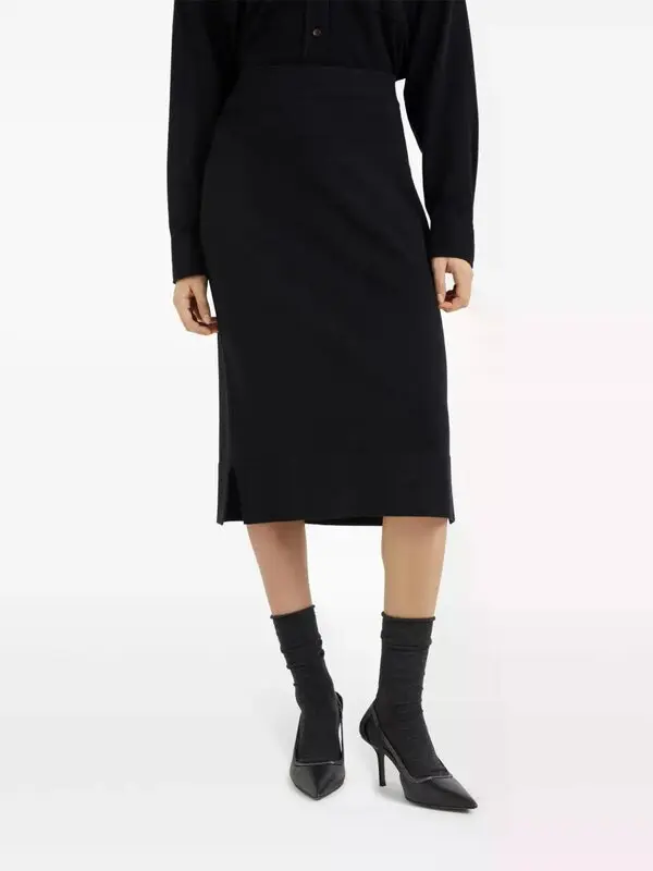 Brunello Cucinelli Cashmere Midi Skirt