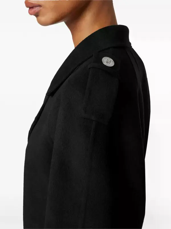Versace Belted Wool And Cashmere Blend Coat