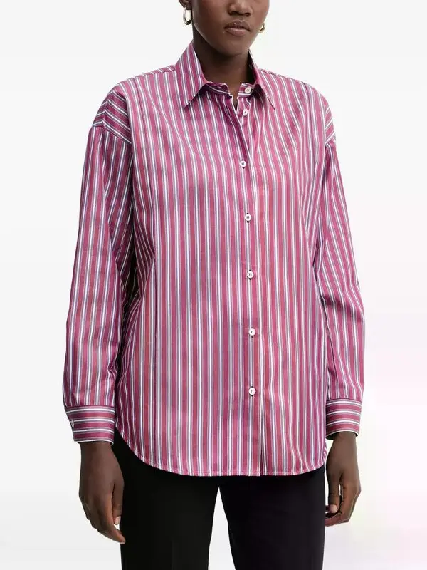 SIMONA CORSELLINI Striped Buttoned Shirt